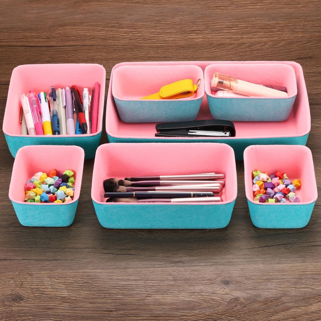 Felt Drawer Organizer, Set of 7 Drawer Organizers Tray – House of quirk