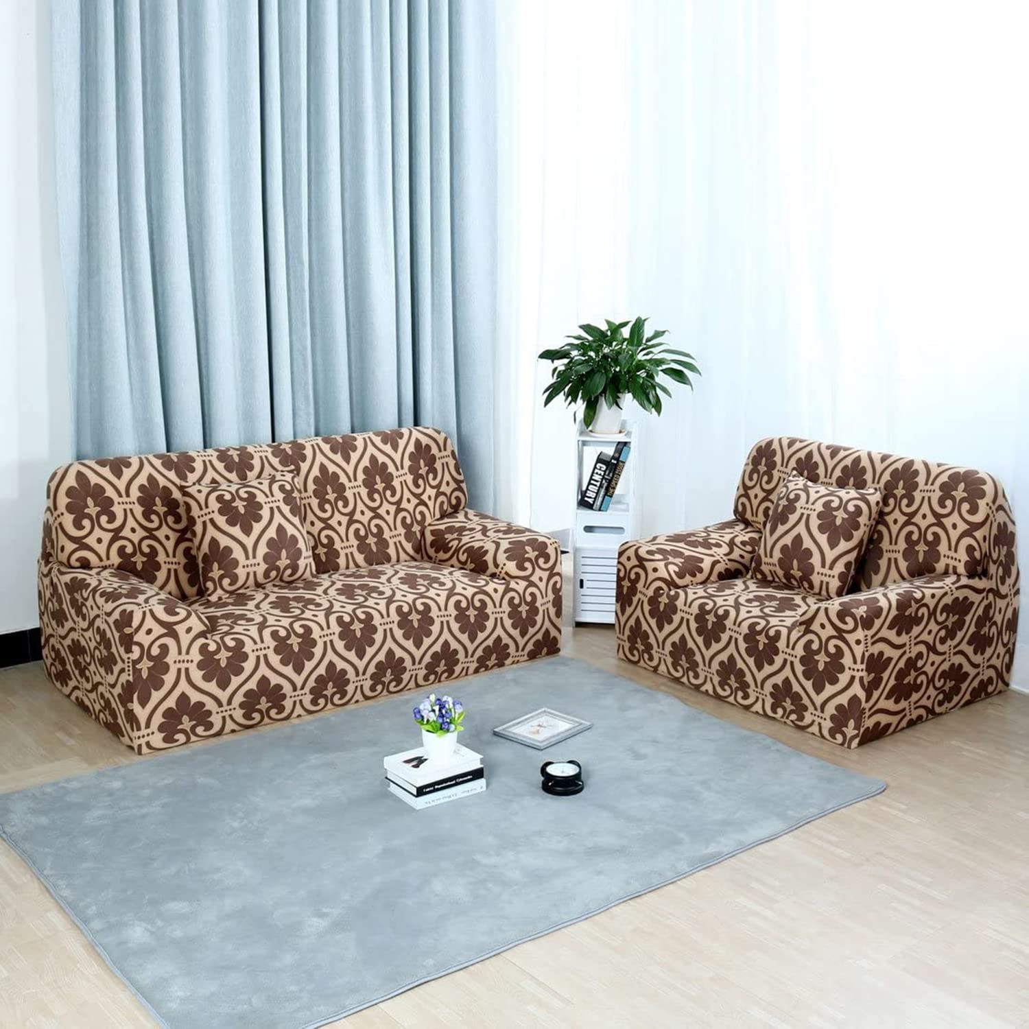 Universal Sofa Cover-Cambric Brown – House of quirk